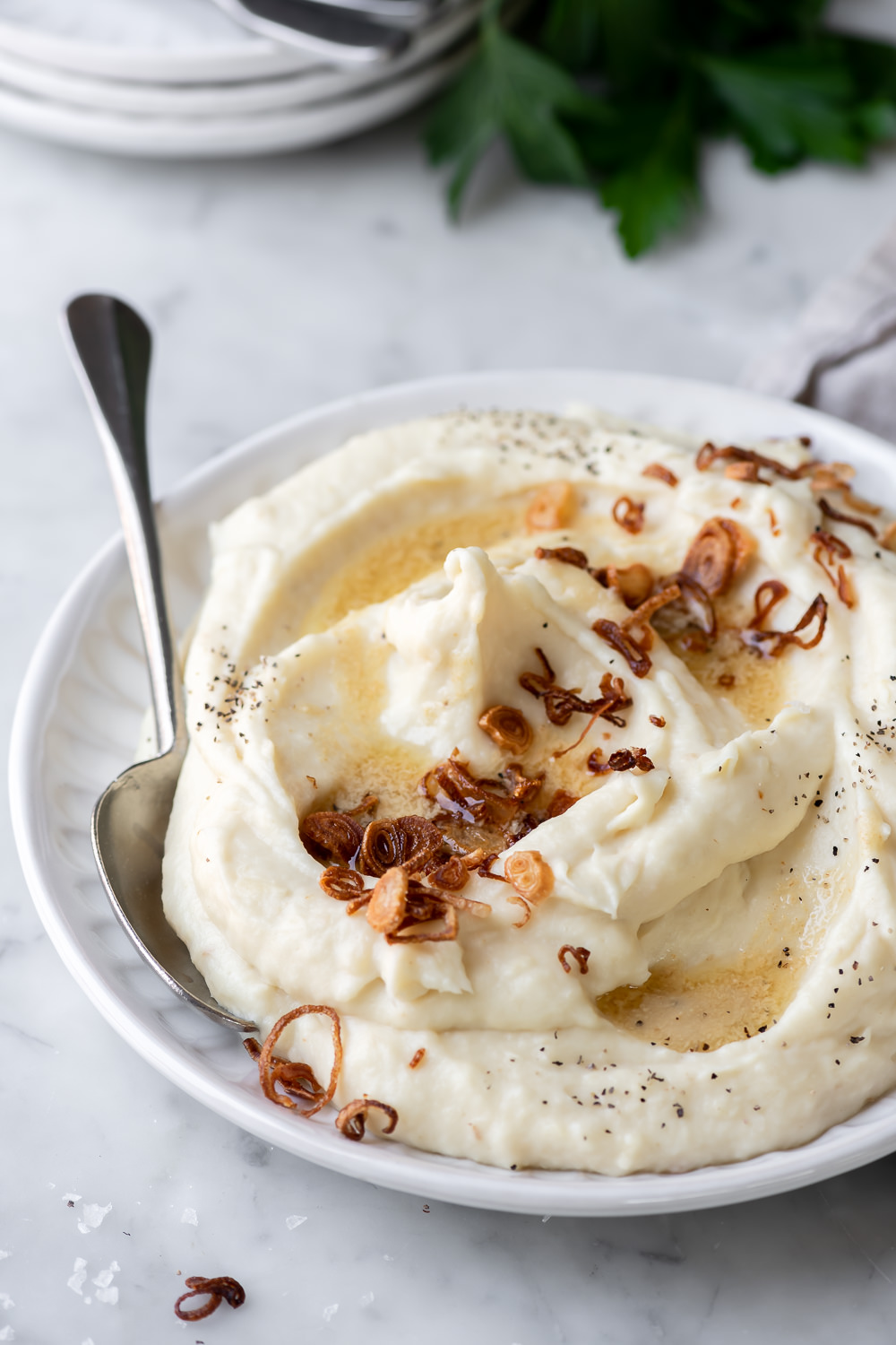 brown butter parsnip puree | With Spice