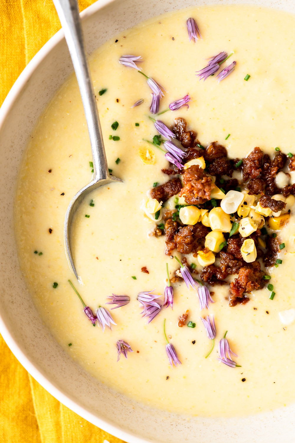 creamy sweet corn soup | With Spice