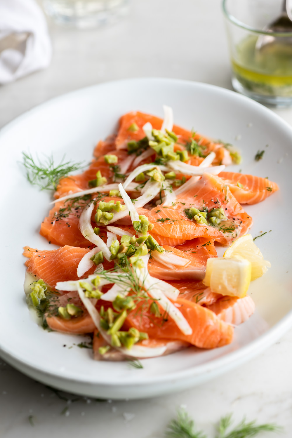 salmon crudo | With Spice