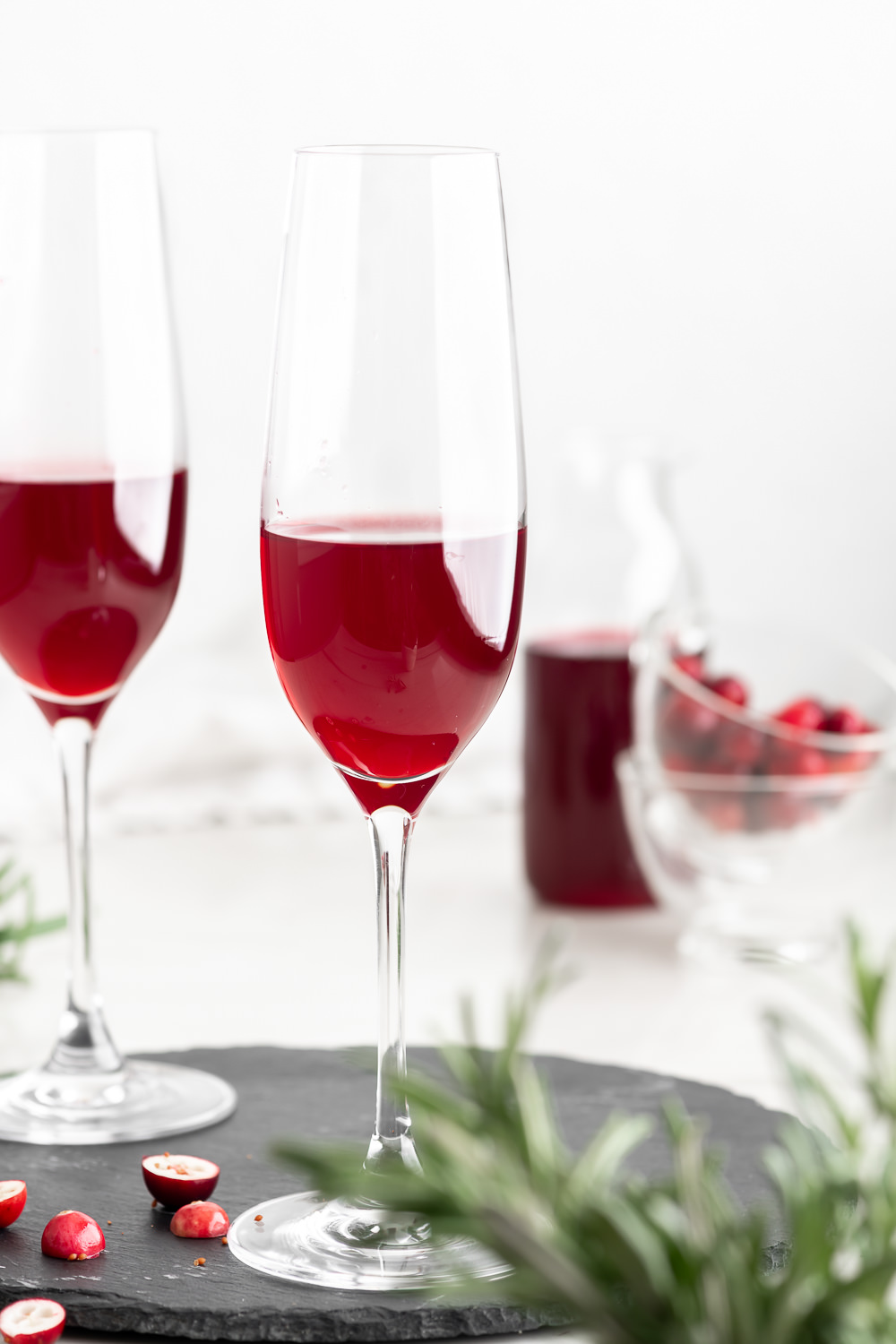 Poinsettia drink (cranberry champagne cocktail) | With Spice