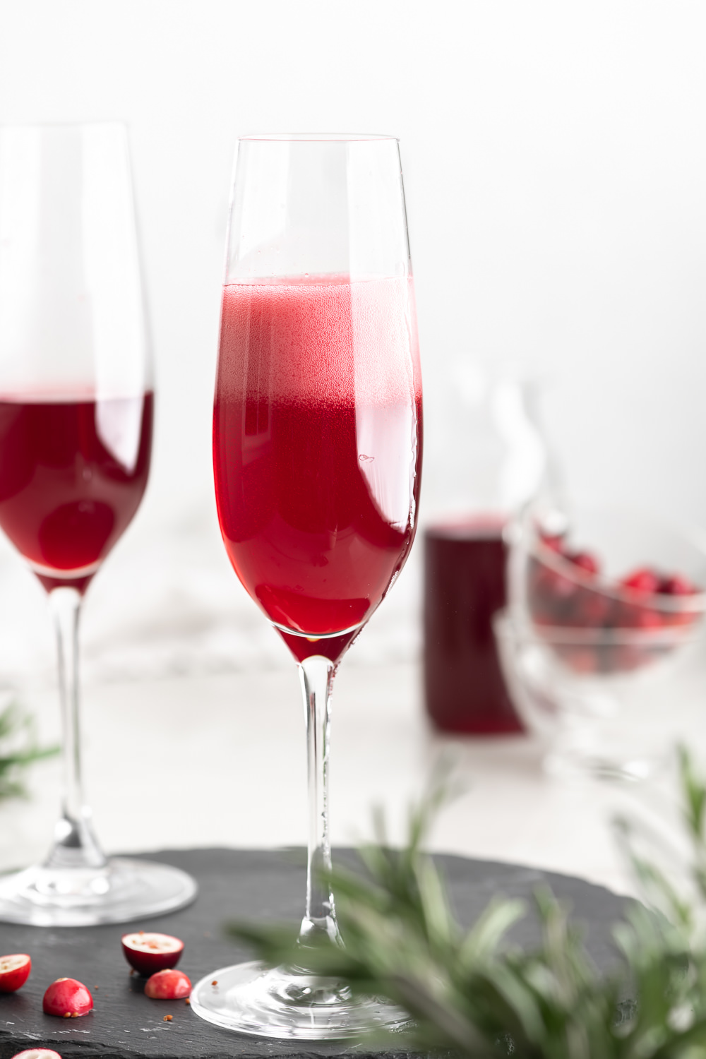 Poinsettia drink (cranberry champagne cocktail) | With Spice