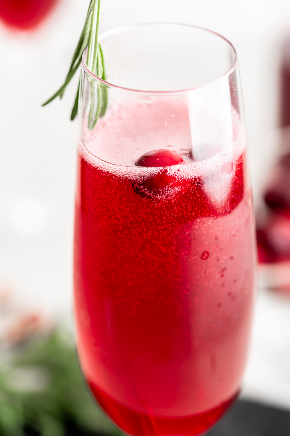 Poinsettia drink (cranberry champagne cocktail) | With Spice