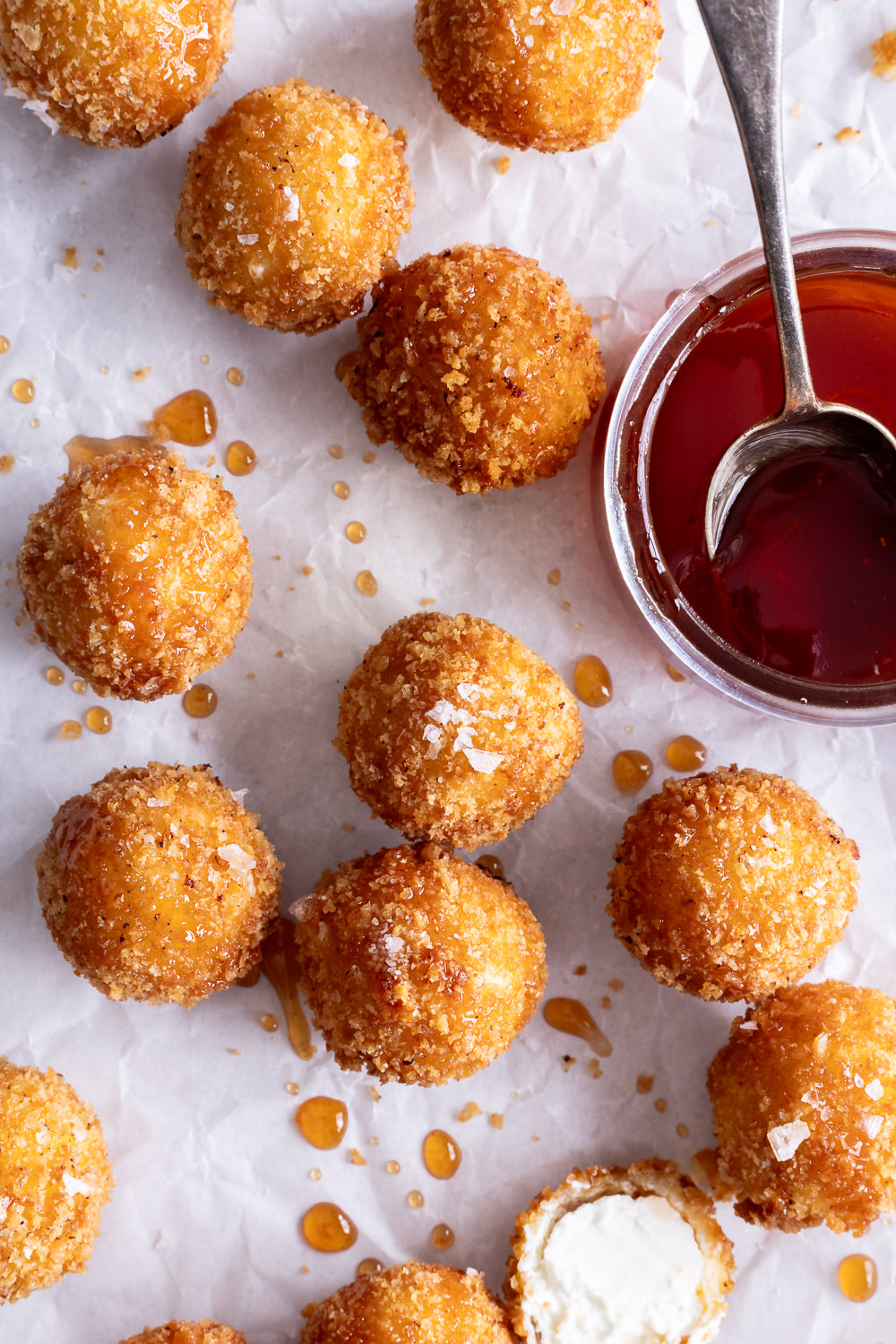 fried goat cheese balls (deep fry, air fry, or bake!) | With Spice