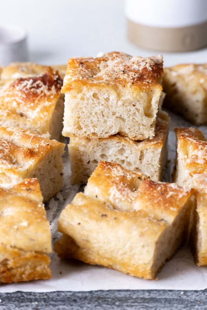 Parmesan Black Pepper Focaccia | With Spice